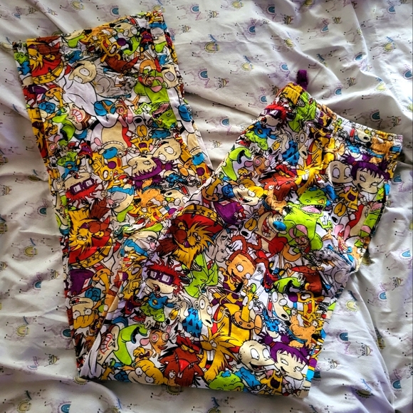 Nickelodeon | Pants | Nickelodeon Characters Print Pj Pants Unisex Size ...